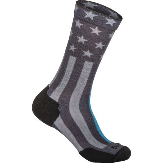 5.11 Tactical Sock & Awe Crew Thin Blue Line Socks Review - The Civil War