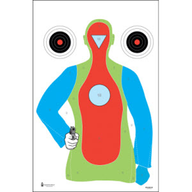 Action Target B-21E Silhouette Handgun Target Review - The Civil War