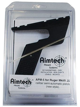 Aimtech Semi-Auto Pistol Scope Mount Ruger MK I/II .22 Caliber New ...