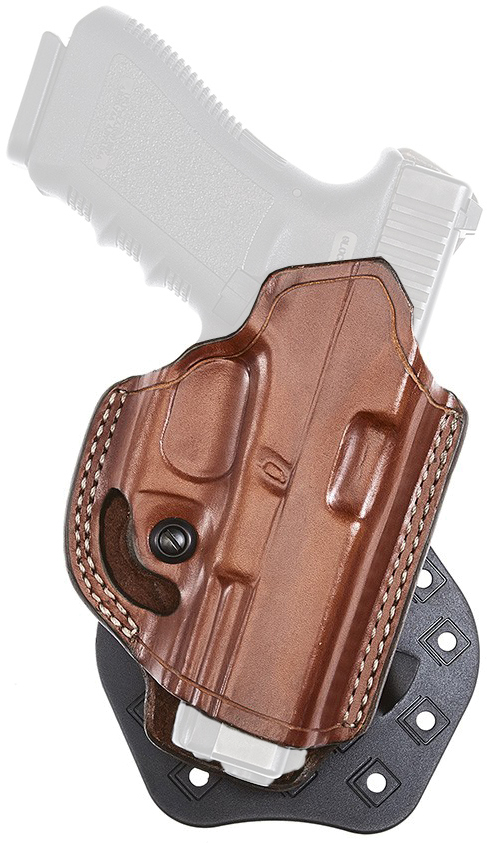 Aker Leather Model 268A Flatsider Paddle Open Top Holster, Left Hand ...