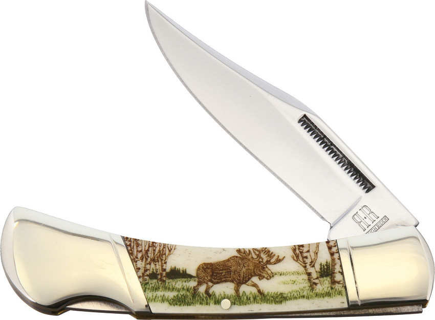 Alaska Scrimshaw Connection Moose Lockback Folding Knife Review - The ...