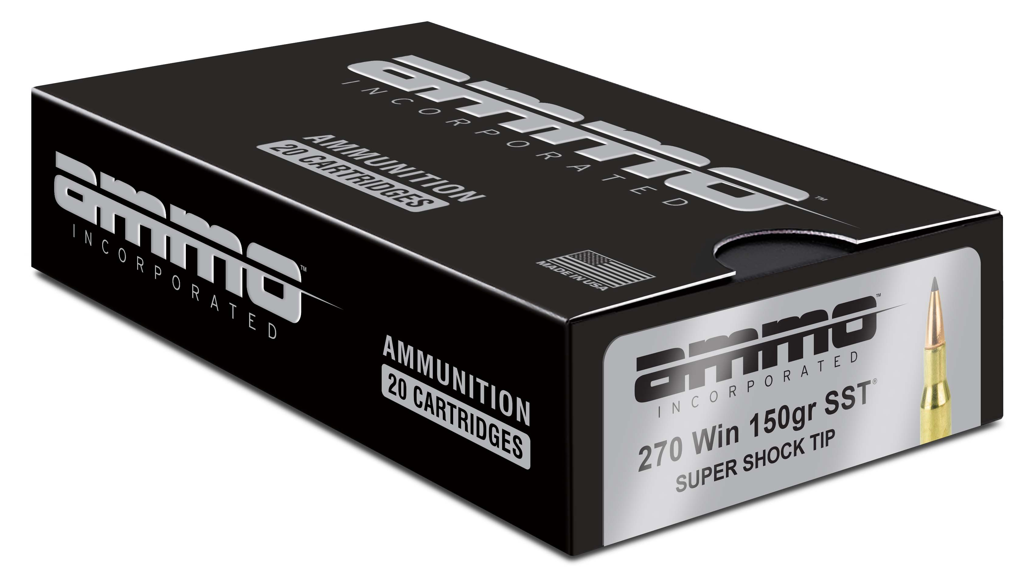Ammo, Inc. Hunt LR .270 Winchester 150Gr Super Shock Tip Rifle ...