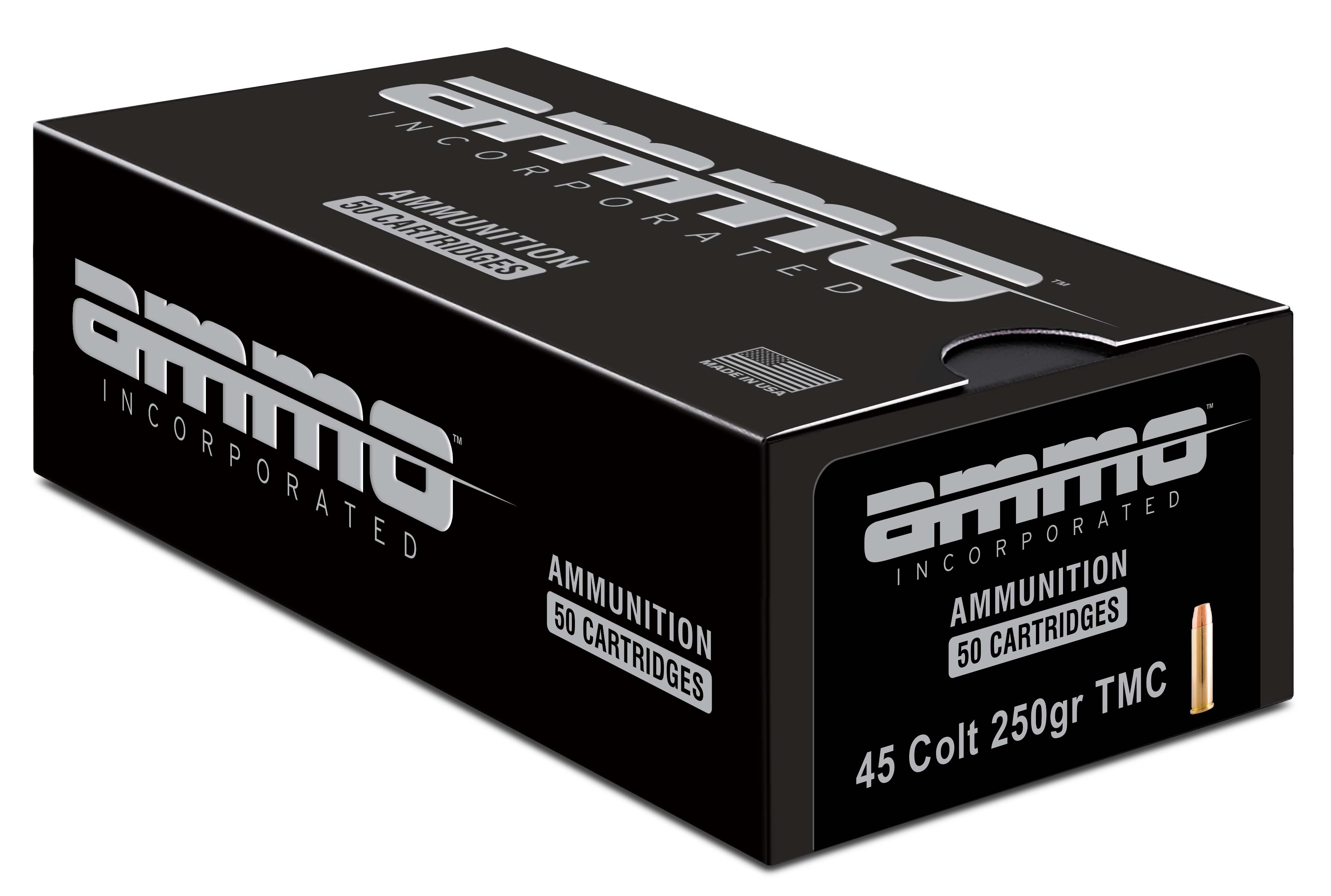 Ammo, Inc. Signature .45 Colt 250 grain TMJ Brass Centerfire Pistol ...