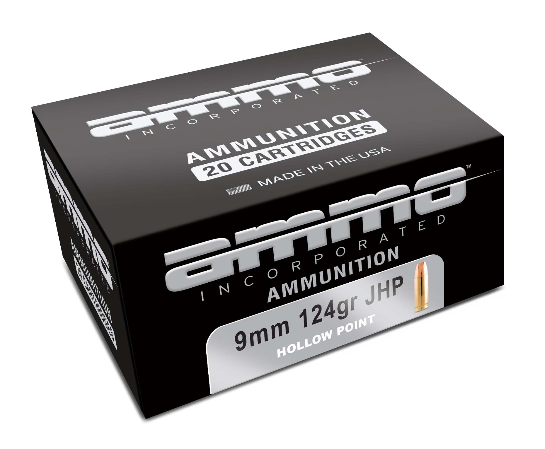Ammo, Inc. Signature 9mm 124gr JHP Pistol Ammunition 9124JHP-A20 Review ...