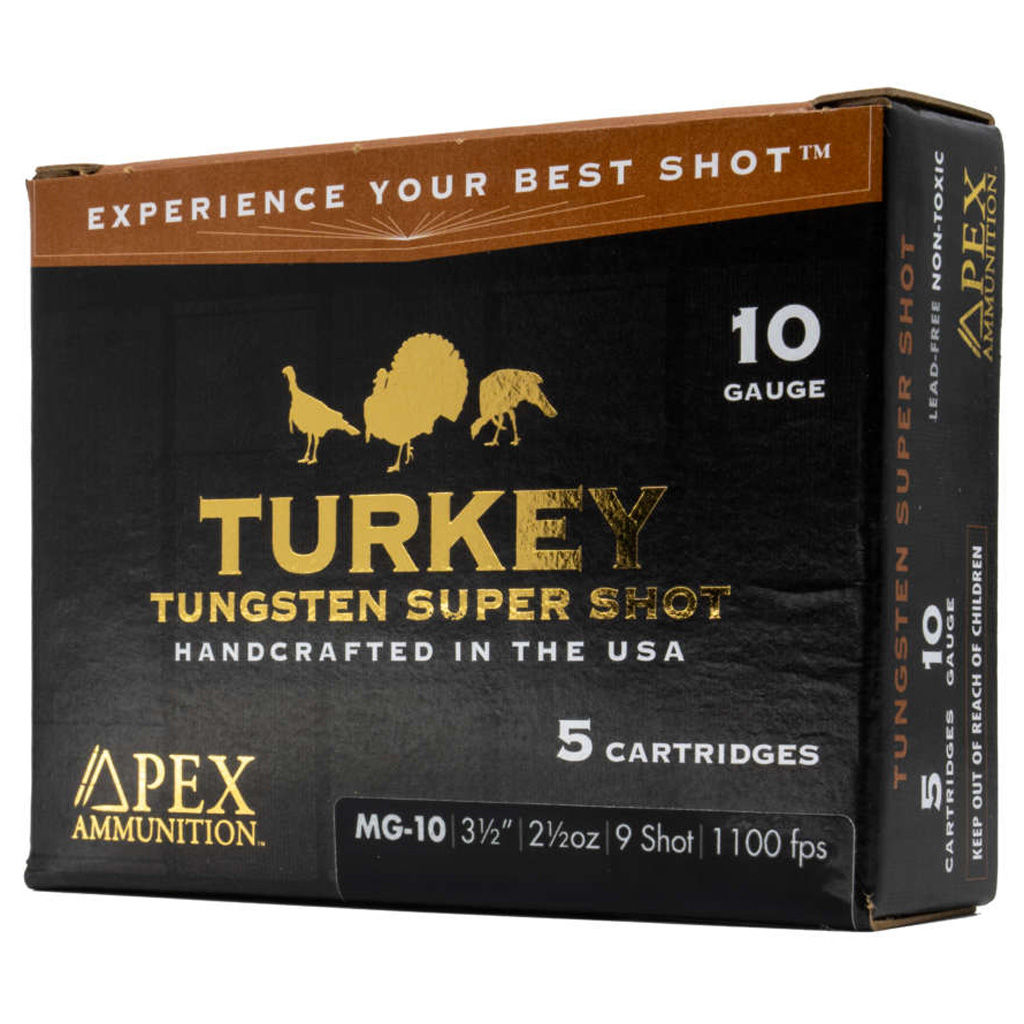 Apex Ammunition Turkey TSS 10 Gauge Shotgun Ammunition MG10-9 Review ...