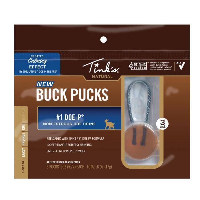 Arcus Hunting Tink's #1 Doe-P Buck Pucks Scent Hangers Review - The ...