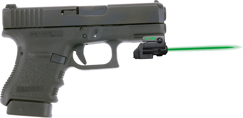 ArmaLaser GTO/FLX Finger Touch Green Laser Sight for Glock Handguns | 5 ...