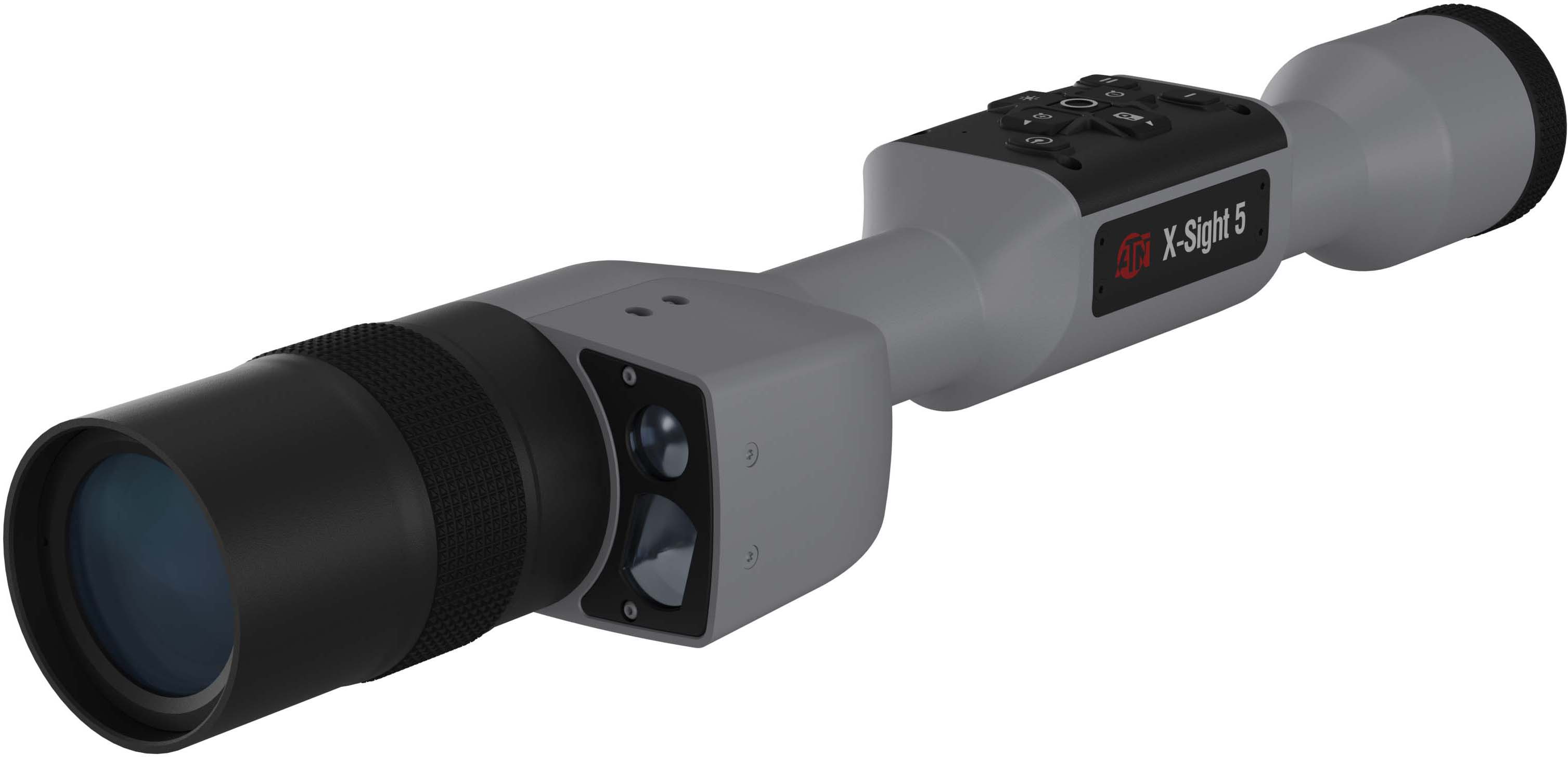 ATN X-Sight 5 LRF 5-25x UHD Smart Day/Night Hunting Rifle Scope, 30mm ...