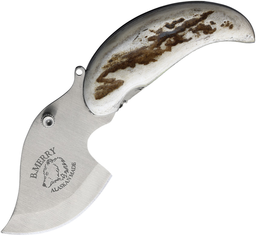 B Merry Caribou Antler Ulu Knife Review - The Civil War