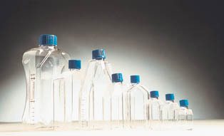 Corning Falcon 353014 Tissue Culture Flasks - Sterile, Canted-Neck ...