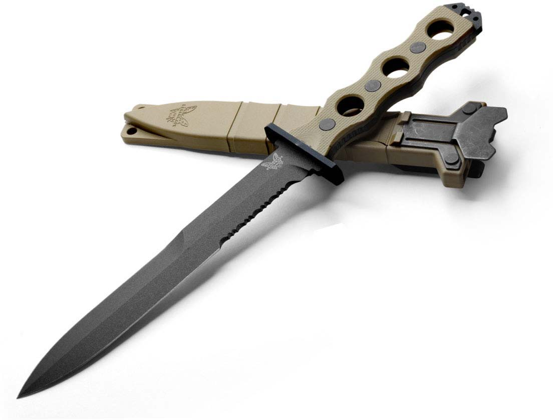 Benchmade 185SBK-1 SOCP Fixed Blade Knife Review - The Civil War