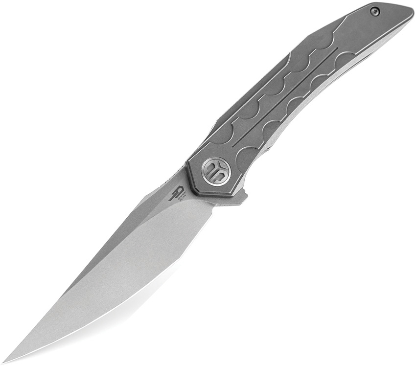 Bestech Knives Samari Framelock Gray Folding Knife Review - Gun Values ...