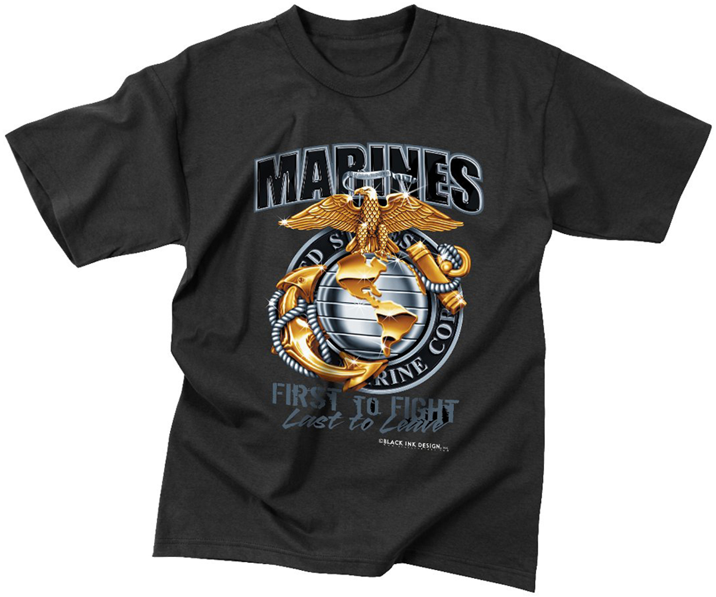 Black Ink Marines First To Fight T-Shirt Review - The Civil War