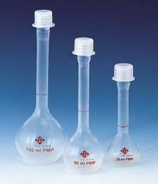 BrandTech Volumetric Flasks with Screw Caps, Class B, BrandTech V672895 ...