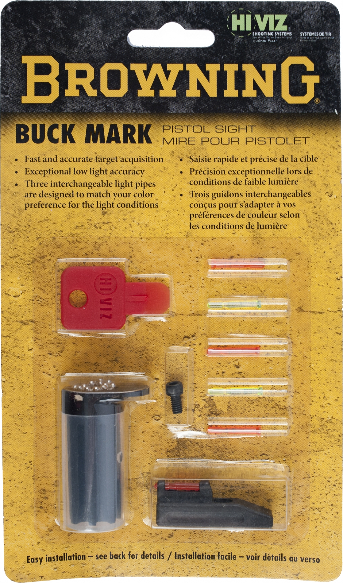 Browning HiViz Buck Mark Pistol Fiber Optic Sight Review - The Civil War