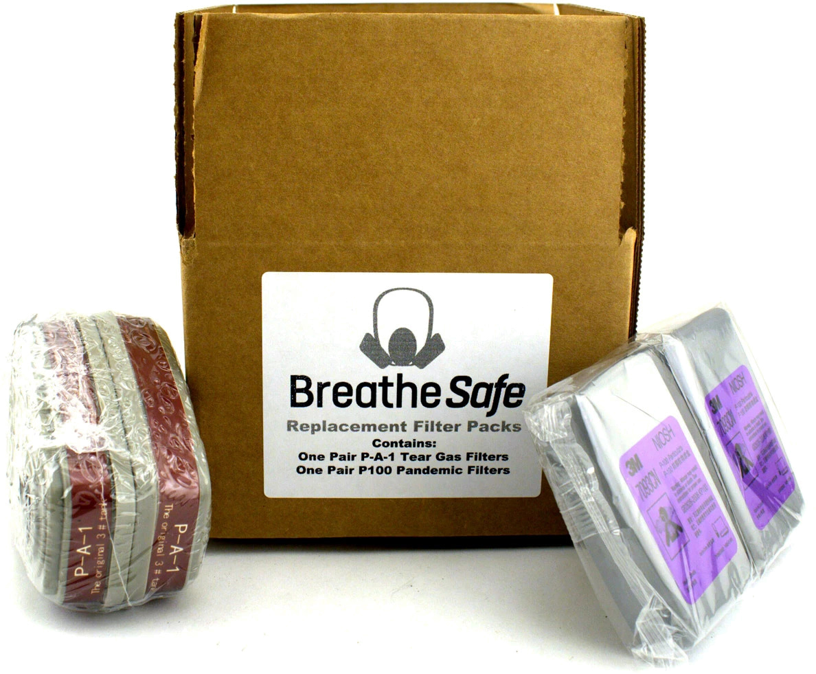 BulletSafe BreatheSafe Respirator Replacement Filter Set Review - The ...