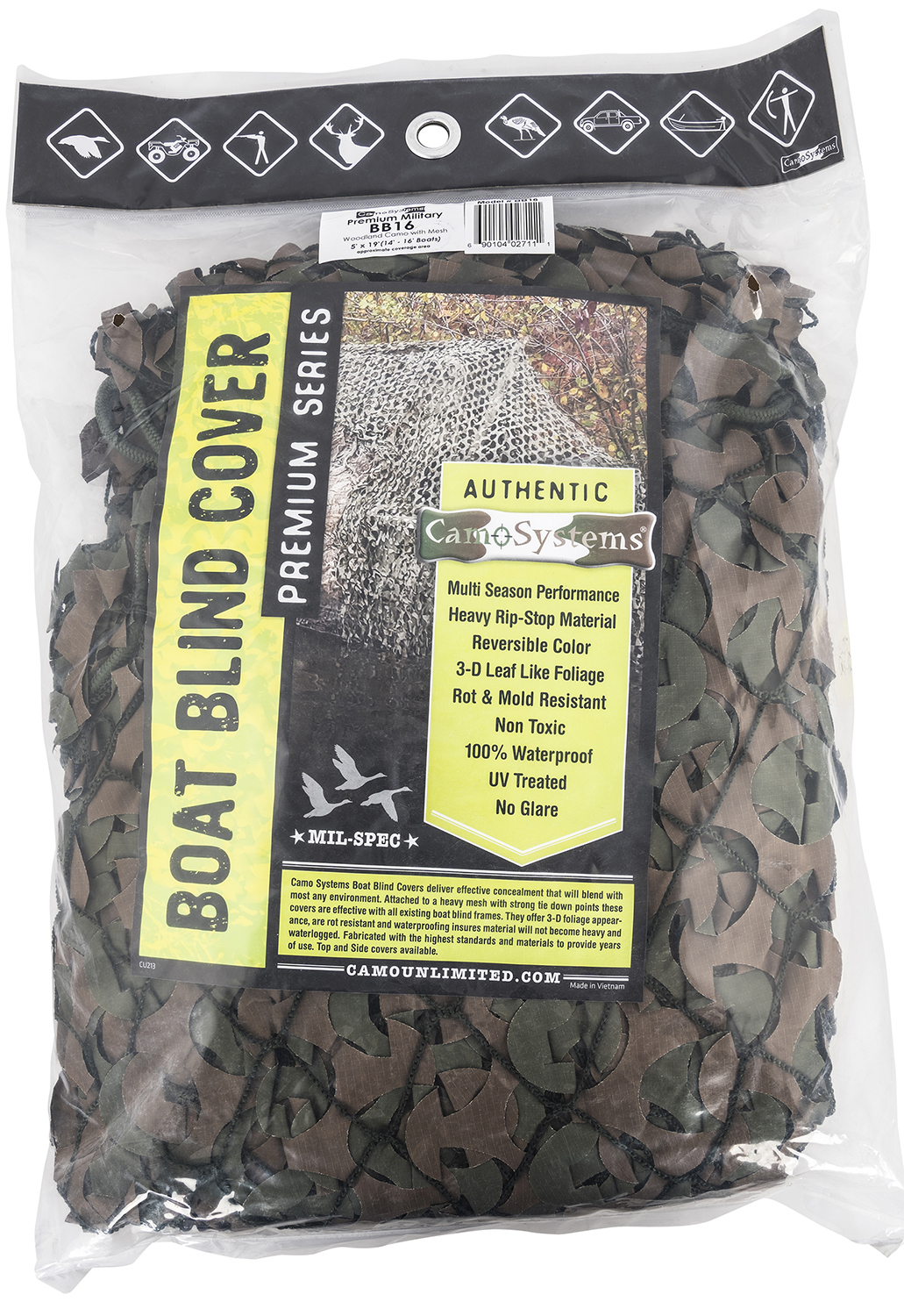 Camo Systems BB16 Military Boat Concealment Ripstop Review - The Civil War