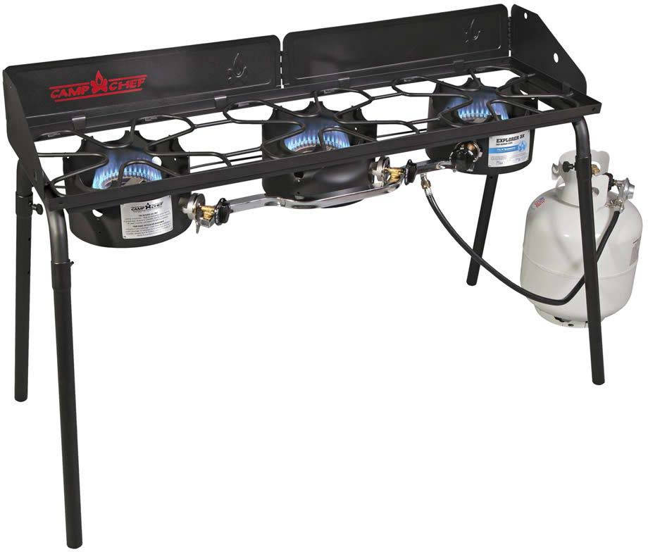 Camp Chef Explorer 3X Three-Burner Stove Review - The Civil War