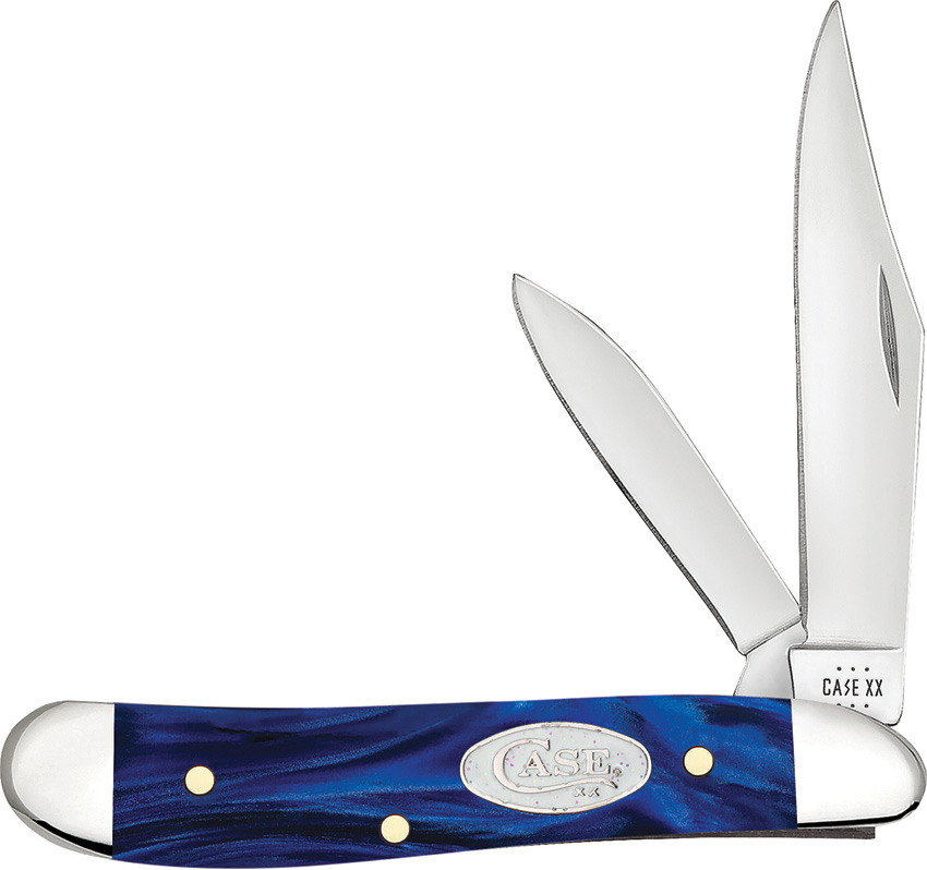 Case Peanut Blue Pearl Kirinite Folding Knife Review - Gun Values Board