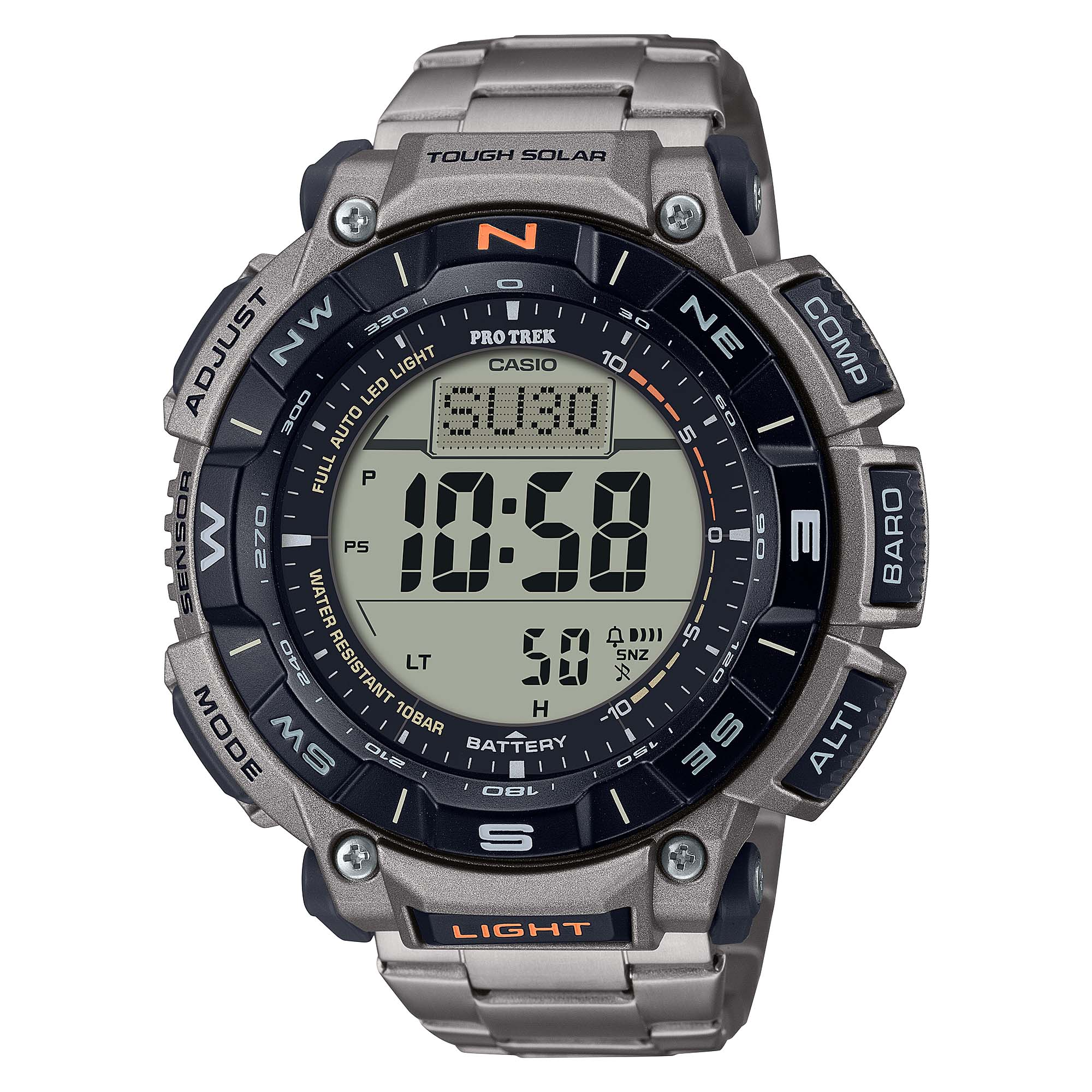 Casio Outdoor Casio Pro Trek Solar Watch Triple Sensor Watching ...