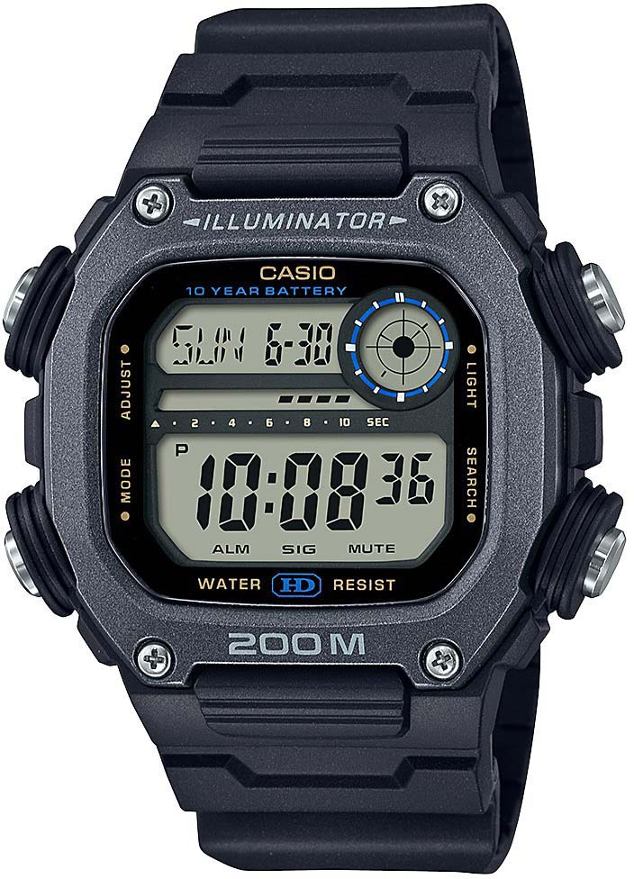 Casio Outdoor Digital Watch, 200M WR, World Time, 10-Year Battery ...