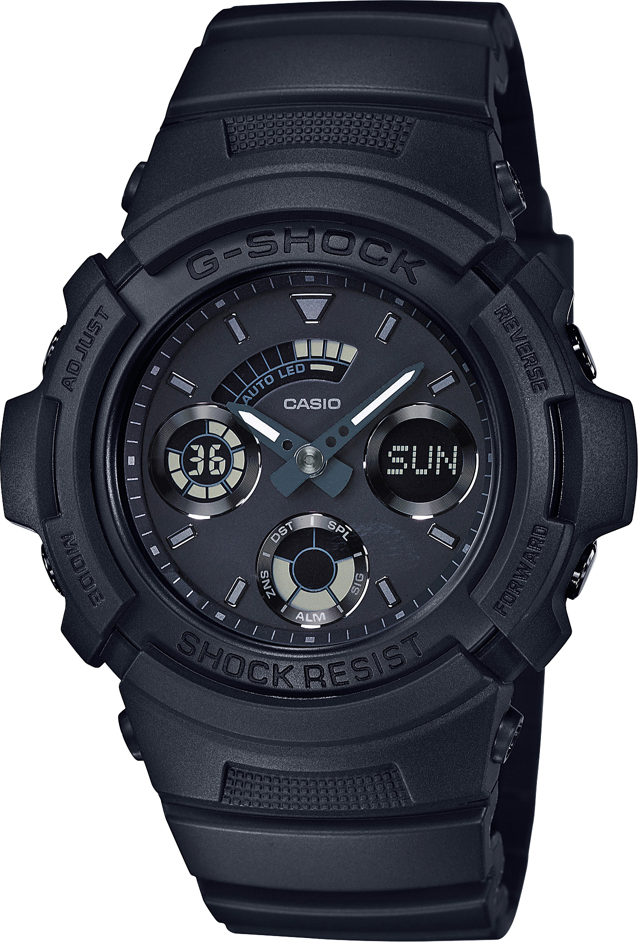 Casio Tactical G-Shock Black Out Multi Function Watch Review - Gun ...