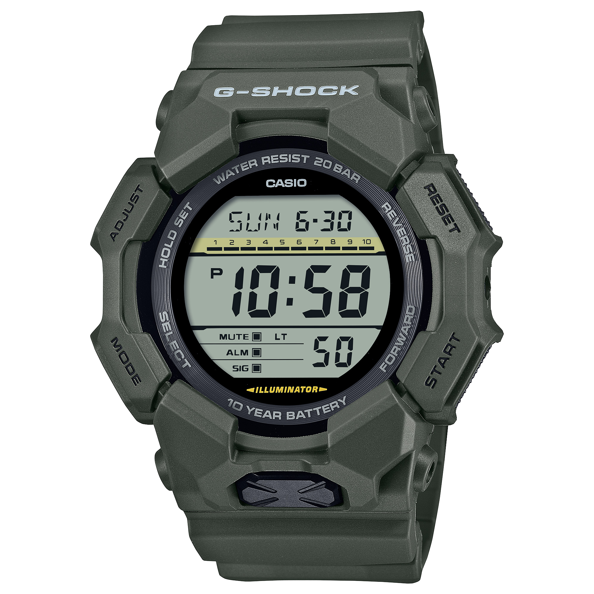 Casio G-Shock GA010 Series Men's Digital Watch Review - The Civil War