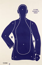 Champion Traps and Targets Blue Police Silhouette Target, 100 Pack ...