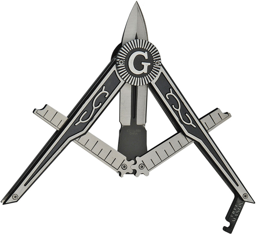 China Made Masonic Paratrooper Folding Knife Review - The Professional ...