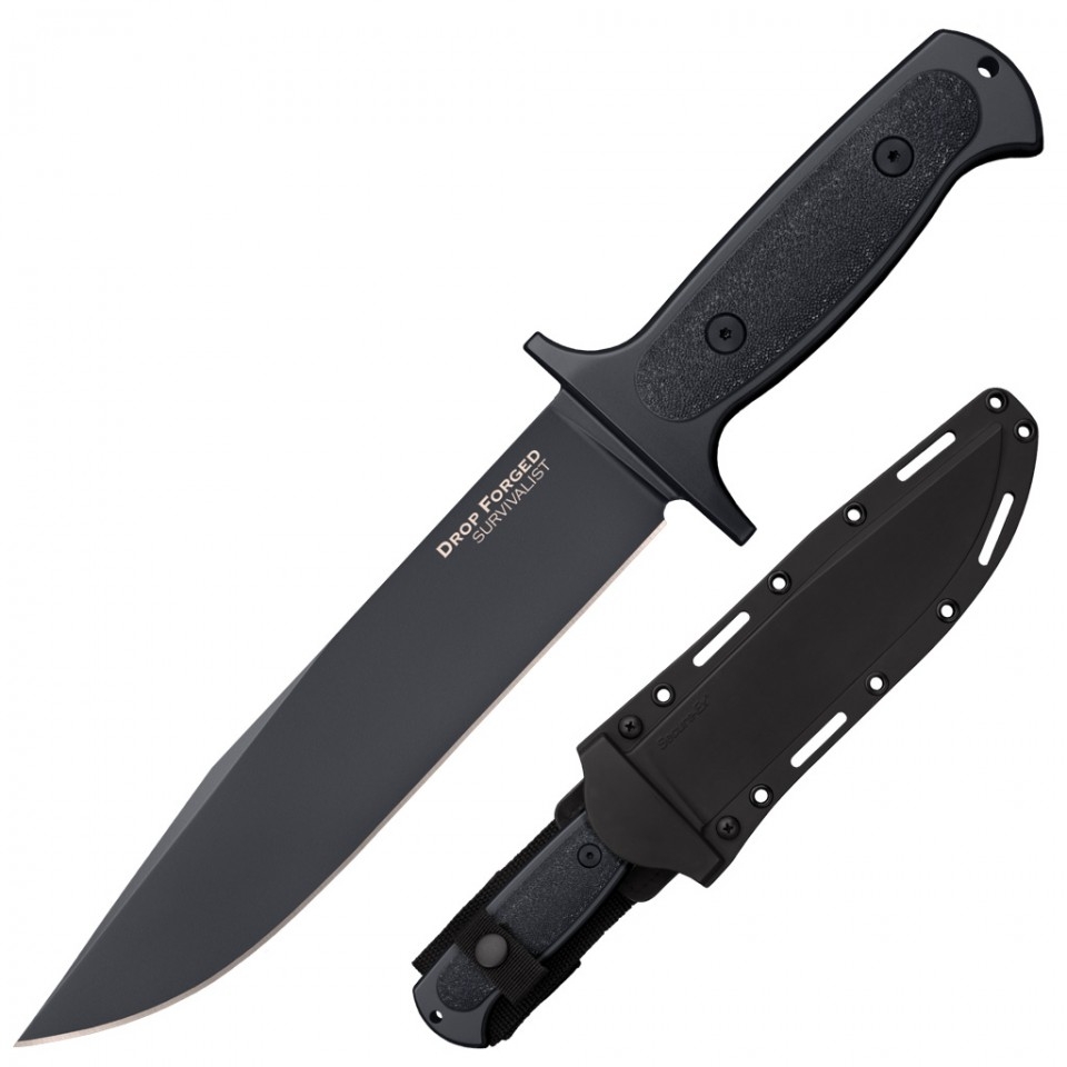 Cold Steel Drop Forged Survivalist Knife - 52100 High Carbon Steel ...