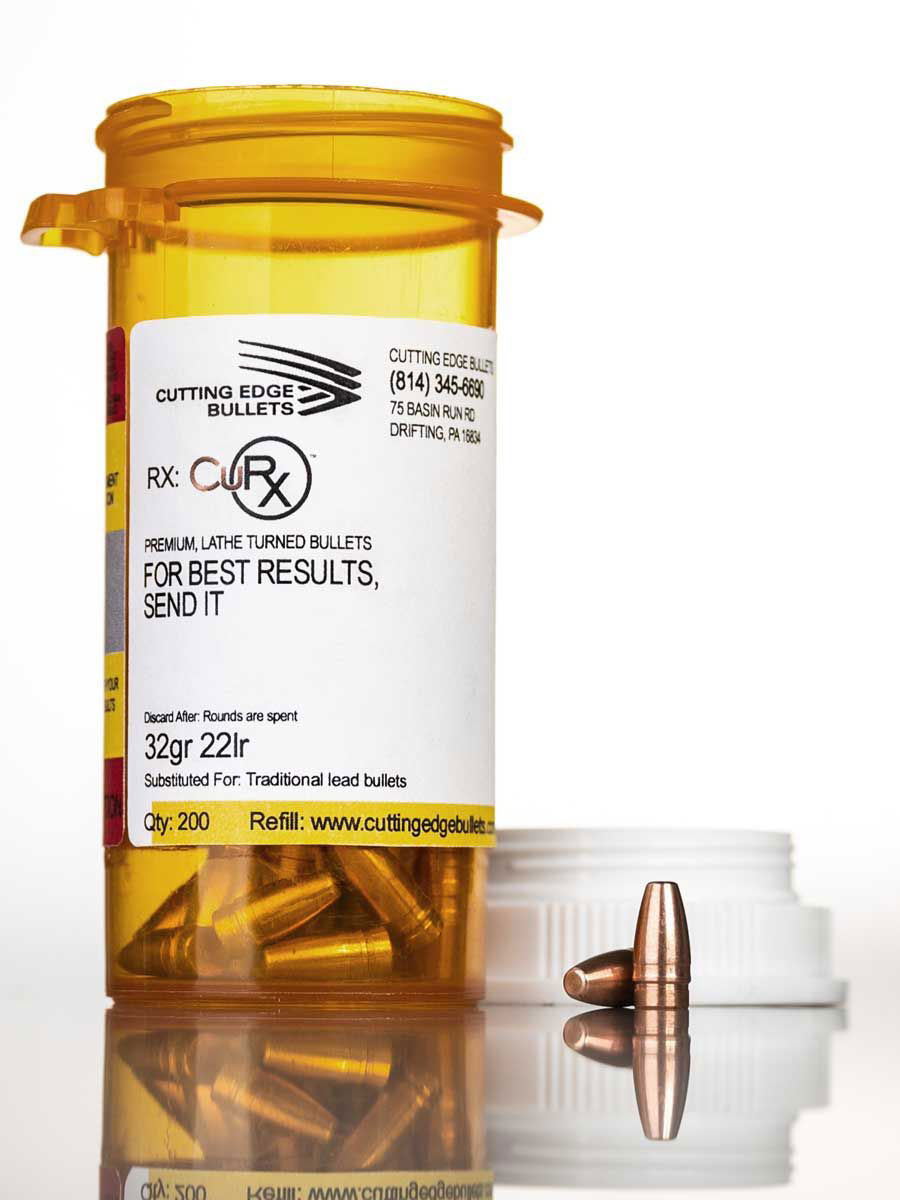 Cutting Edge Bullets CuRx .22 Long Rifle 32 Grain Handloading Kit Rifle ...