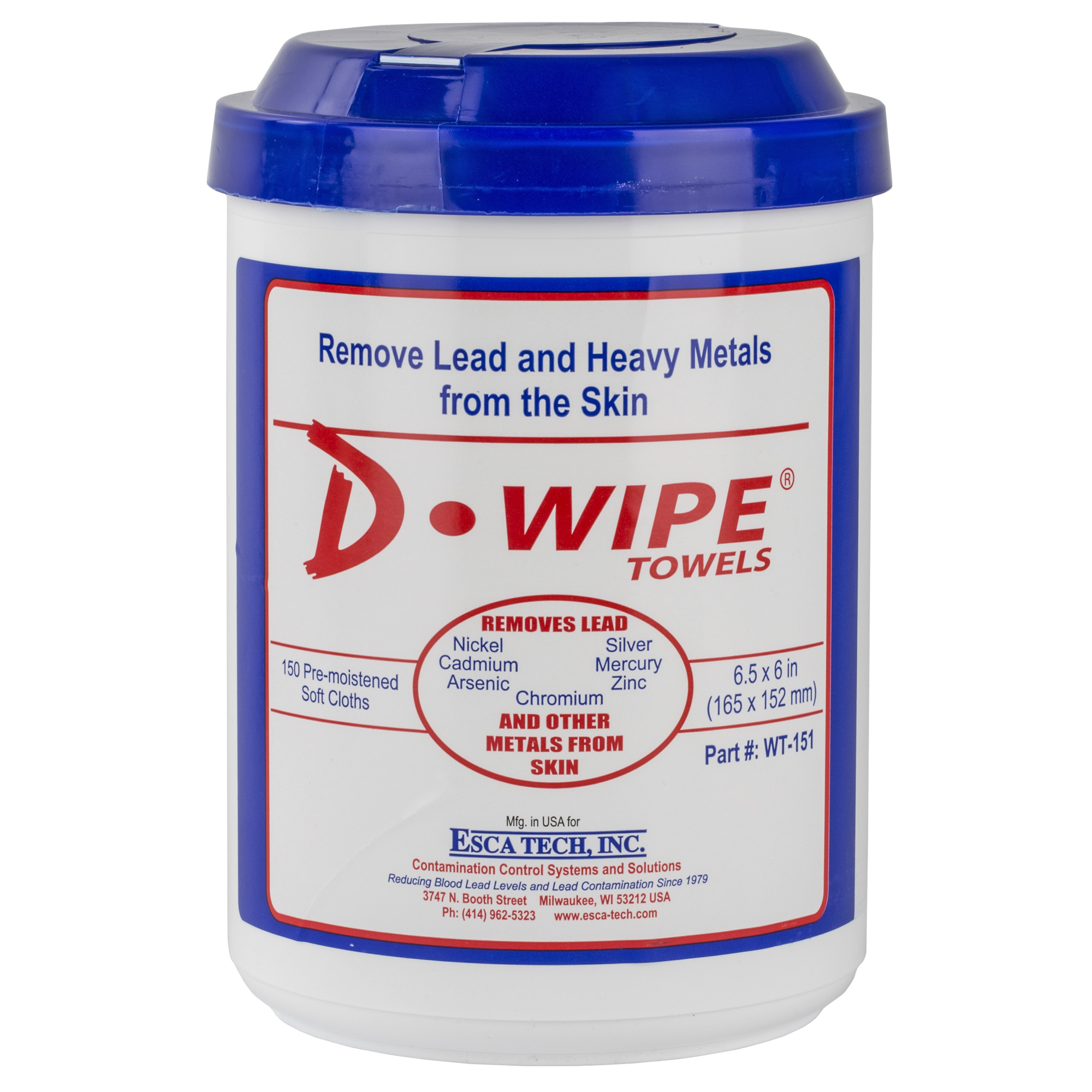 D-Lead Wipes, 150 Count, Disposable Pop Up Canister Review - The Civil War
