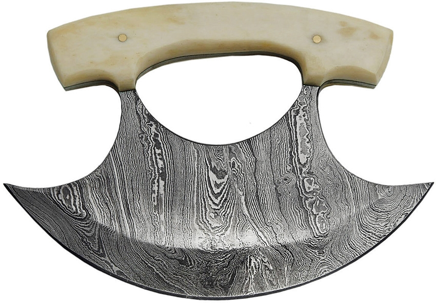 Damascus Ulu Knife Fixed Blade Review - The Civil War