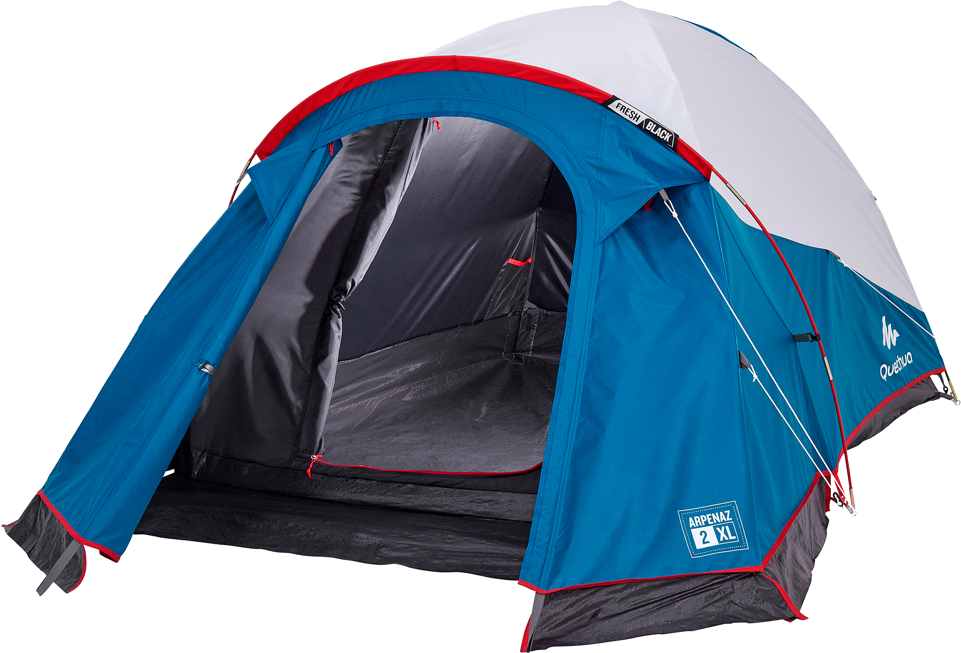 Decathlon Quechua Arpenaz Fresh & Black Waterproof Camping Tent Review ...