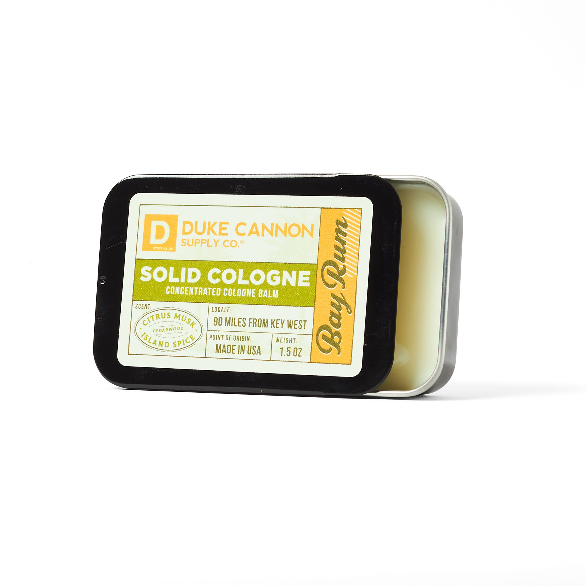 Duke Cannon Supply Co Solid Cologne - Bay Rum Review - Gun Values Board