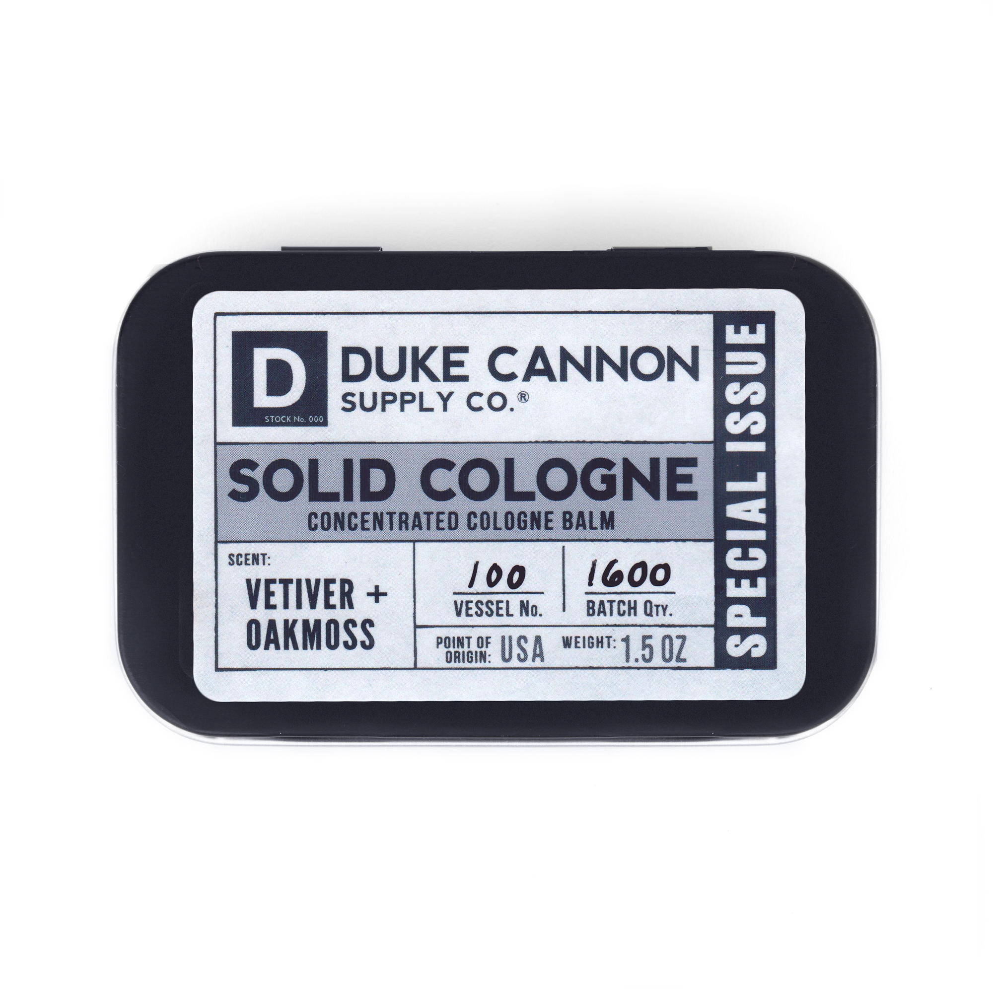 Duke Cannon Supply Co Solid Cologne - Vetiver Review - The Civil War