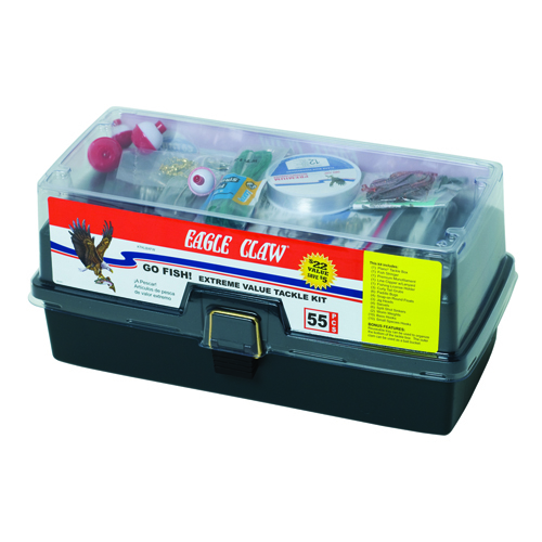 Eagle Claw Go Fish Extreme Tackle Box Kit Review - Gun Values Board