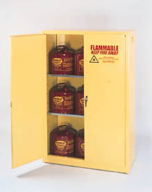 Eagle Manufacturing 4510 Flammable Liquids Safety Cabinet - 2 Doors, 2 ...