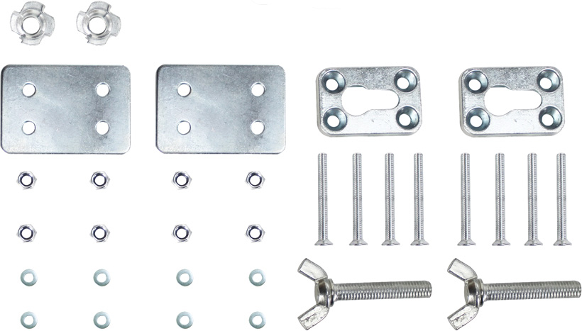 Extreme Max 5001.5778 Removable Hardware Kit for Motorcycle Wheel Chock ...