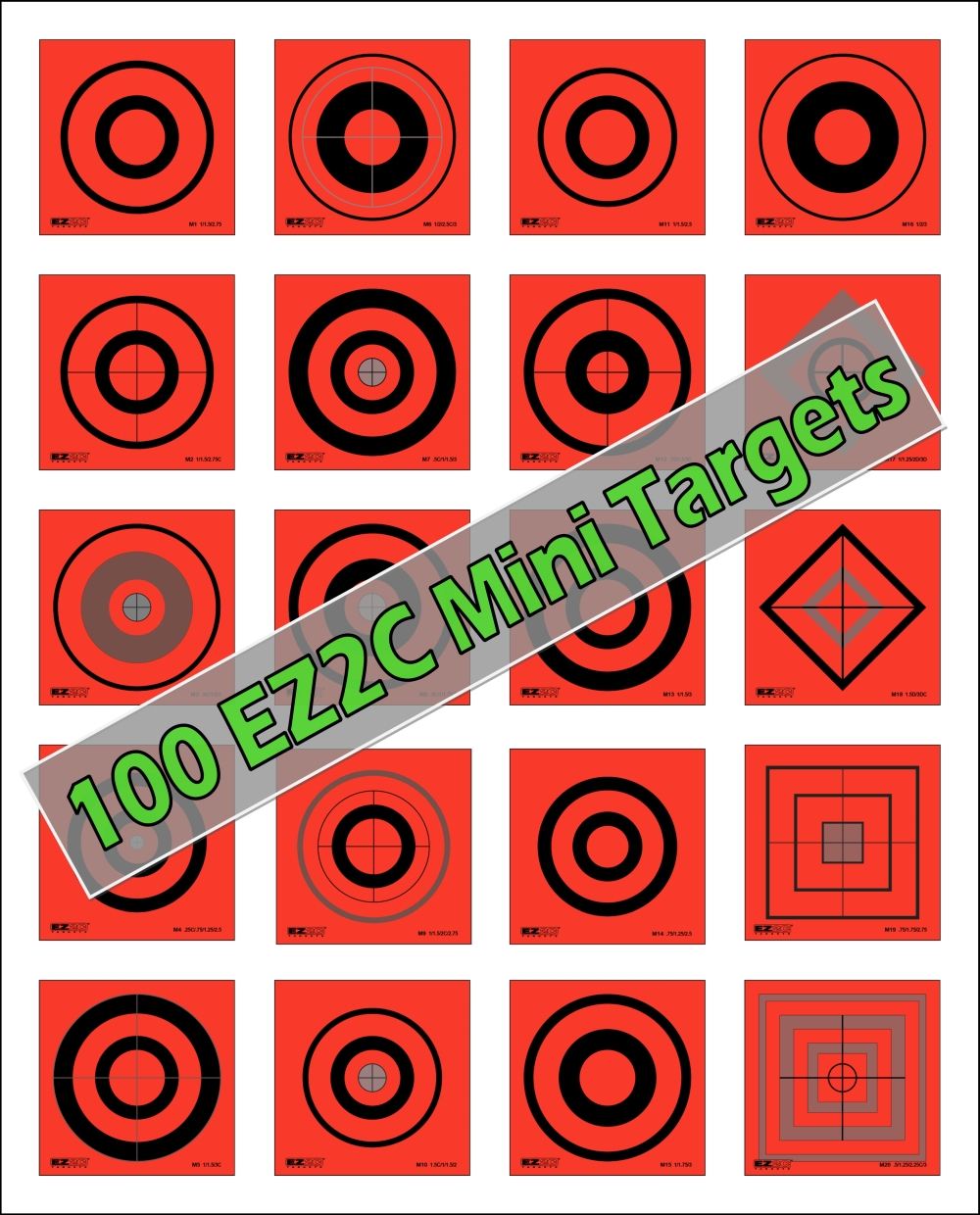 EZ2C Targets Mini Targets Review - The Civil War