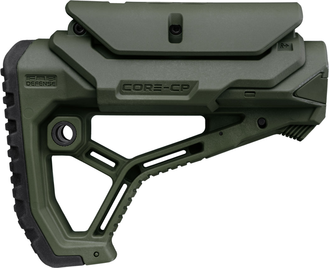 FAB Defense GL-CORE CP AR-15 Buttstock for Mil-Spec and Commercial ...