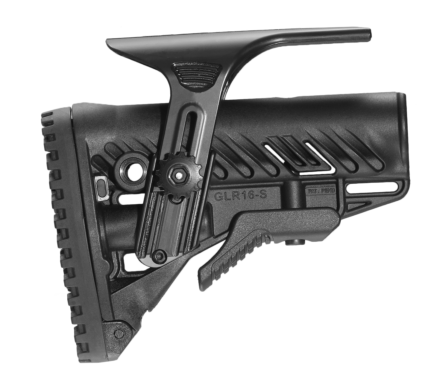 FAB Defense AR-15/M4 Stock With Adjustable Cheek Riser Battery Storage ...