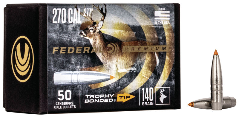 Federal Trophy Bonded Tip .277 140 Grain Rifle Bullet Review - The ...