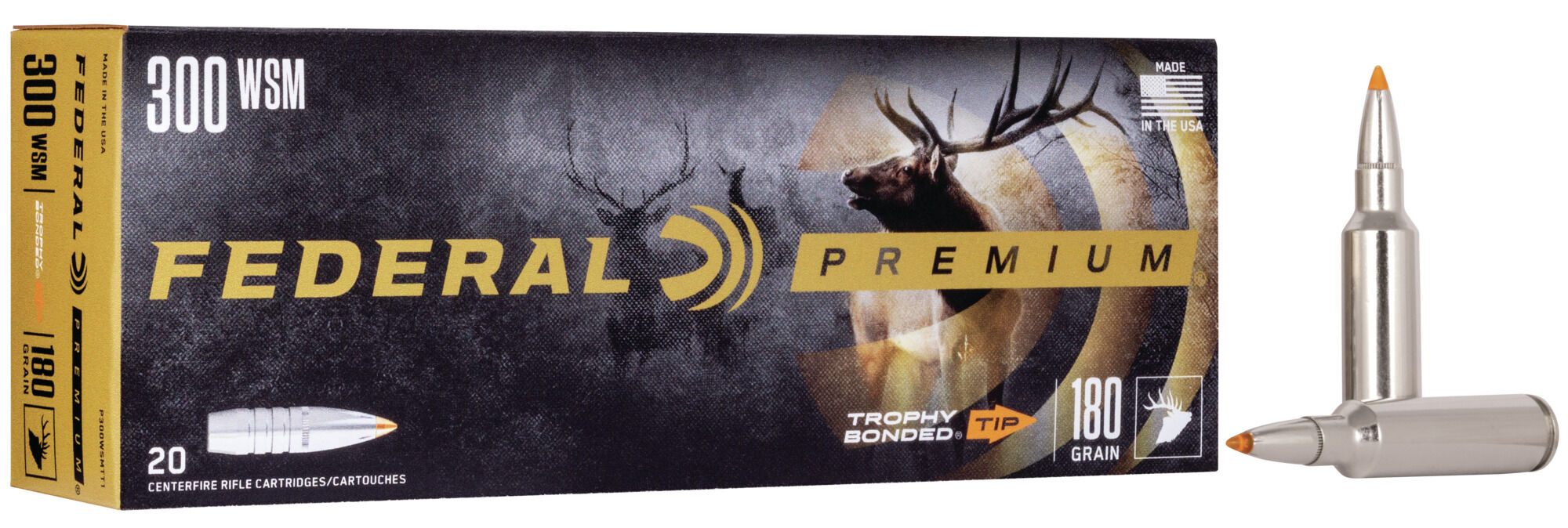 Federal Premium VITAL-SHOK .300 Winchester Short Magnum 180 Grain ...
