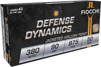 Fiocchi Defense Dynamics .380 ACP 90 Grain JHP Ammunition Review - The ...