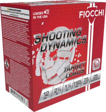Fiocchi Shootng Dynmcs 12 Gauge 1 1/8oz 2.75in 7 1/2 Shot Shotgun ...