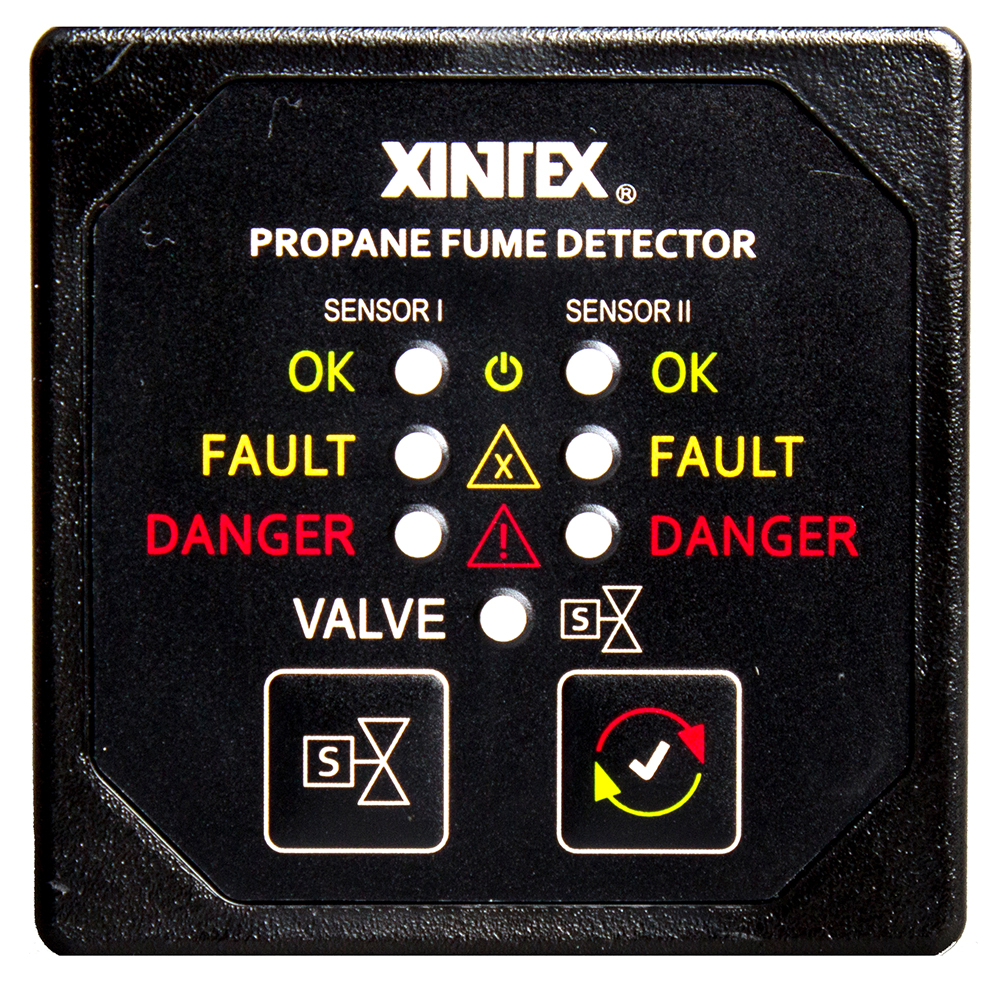 Fireboy-Xintex Propane Fume Detector & Alarm with 2 Sensors & Solenoid ...