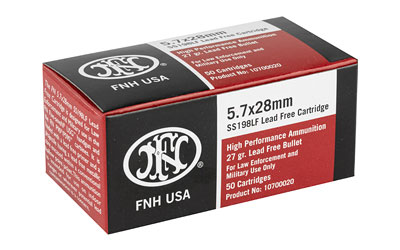 FN America FN SS190LF 5.7x28 27 Grain LF JHP Ammunition - FNH10700021 ...