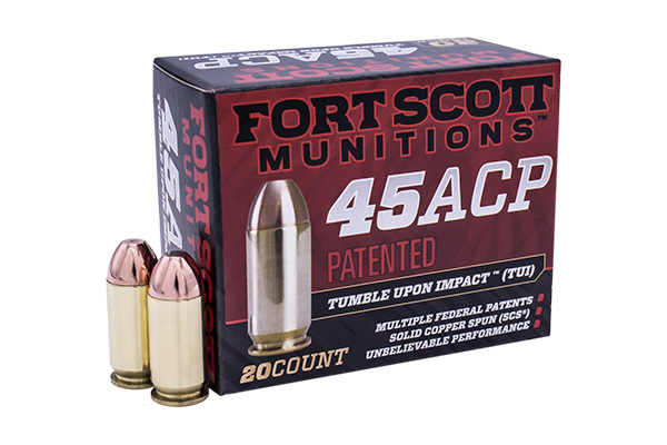 Fort Scott Munitions 45ACP 180 Grain Centerfire Pistol Ammunition 450 ...