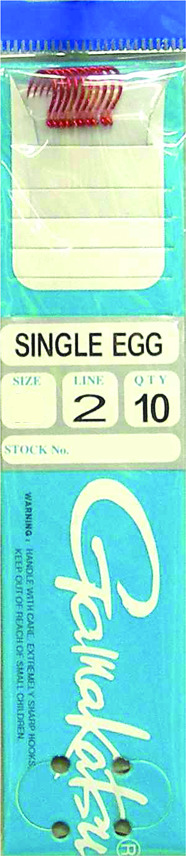 Gamakatsu 0 Snelled Single Egg Hook, Needle Point, Baitholder Review ...